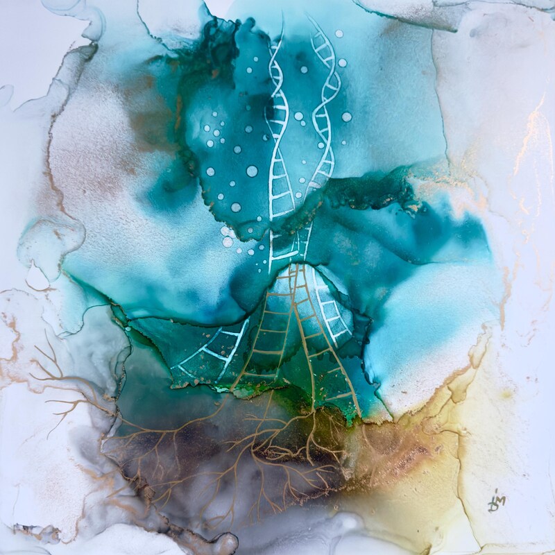 Acrylic Ink Painting - Etsy