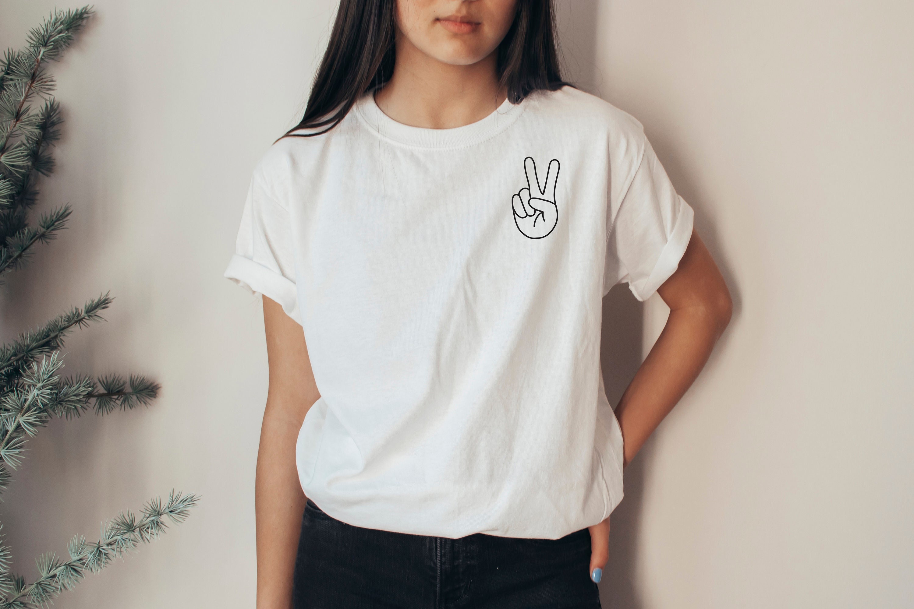 Girl Peace Sign Tumblr
