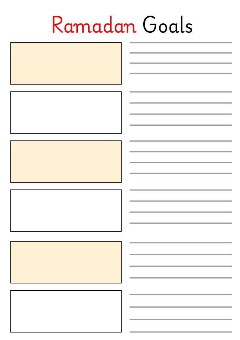Ramadan Planner Printable Daily and Weekly Islamic Planner Digital ...