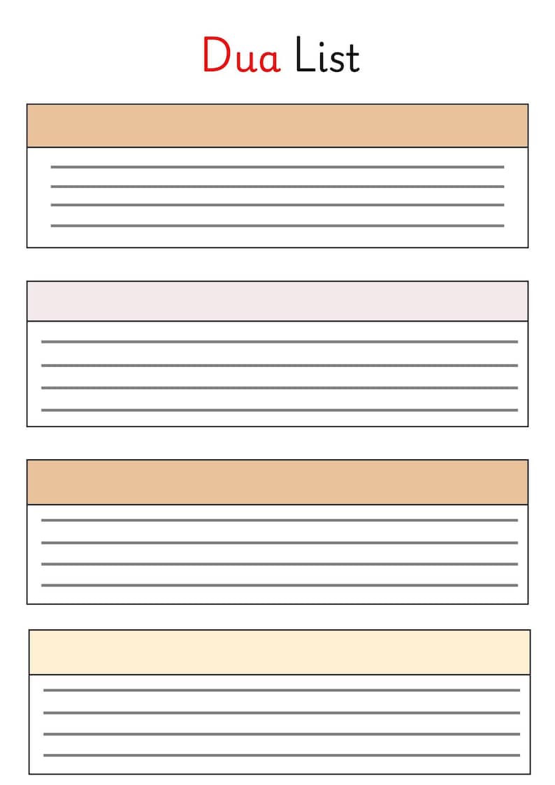 Ramadan Planner Printable Daily and Weekly Islamic Planner Digital ...