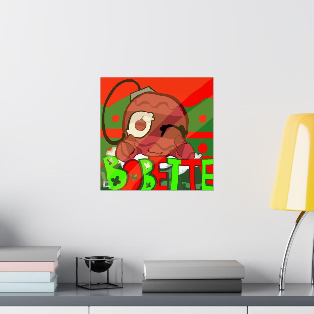 Bobette Character Poster Satin Poster | Christmas Cartoon Art, Name ...
