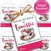 Tea-riffic Valentine's Gift Tags, Tea Cup Tags, Digital Tea Party Favor ...
