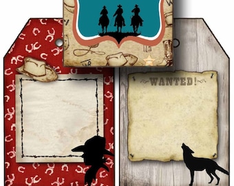 Western Gift Tags | Etsy