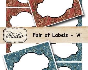 Cowboy Food Labels - Etsy