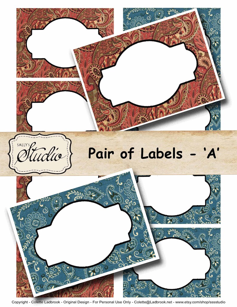 Country Western Labels Jar Labels Food Labels Party Labels - Etsy