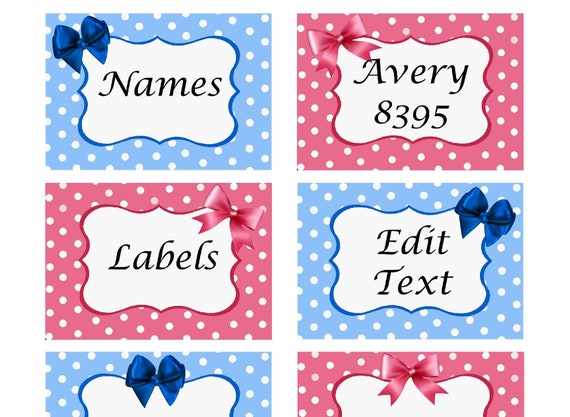 Free Printable Labels Blue