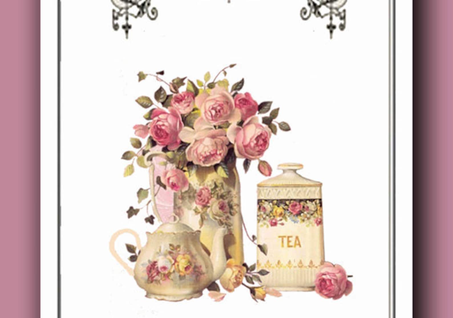 Tea Party Tags Tea Party Favors Digital Tea Tags Printable | Etsy