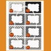 Thanksgiving Name Tags, Digital Pumpkin Labels, Fall Place Cards ...