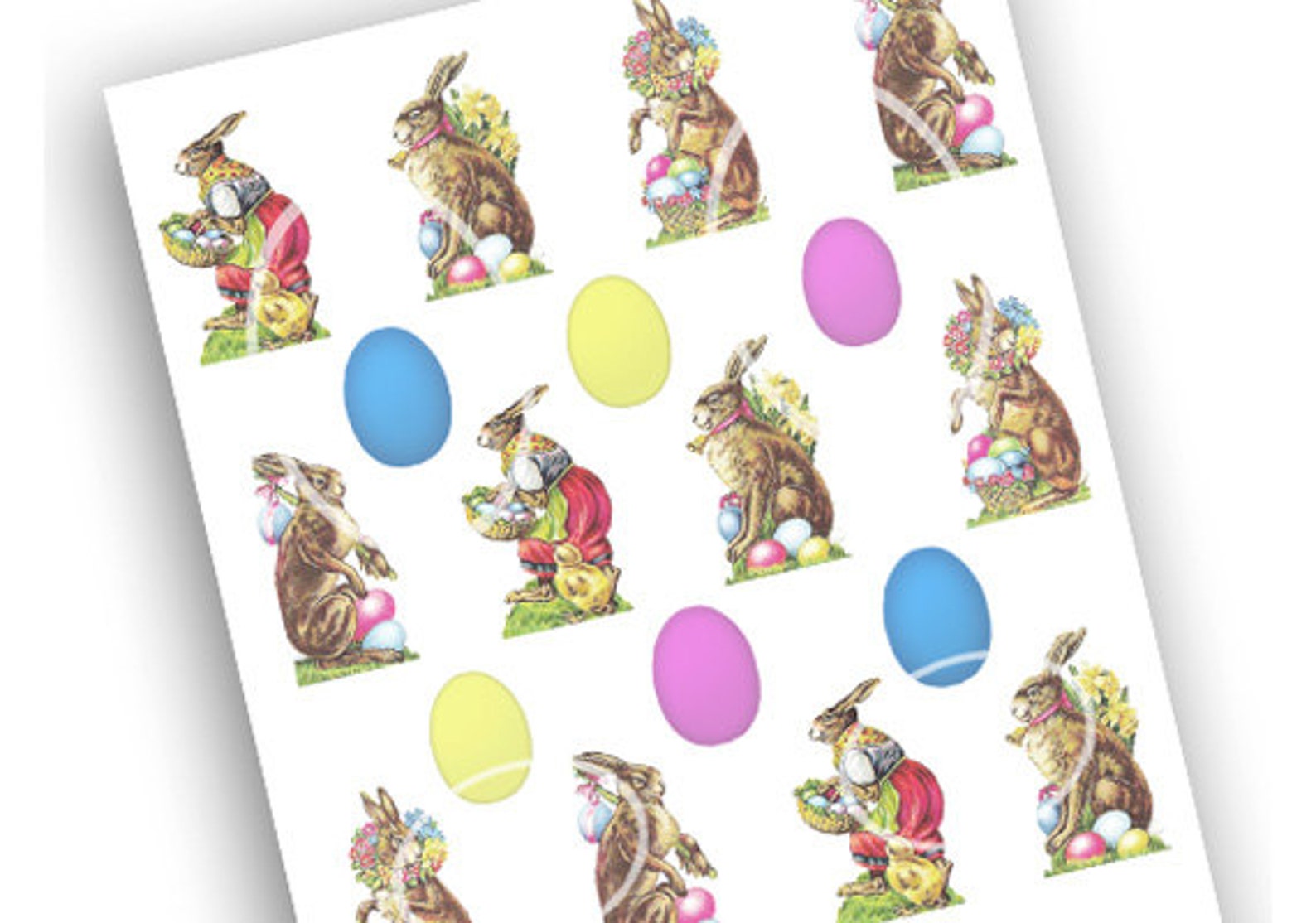 Easter Rabbit Clip-art Digital Download Eggs PNG Transparent | Etsy