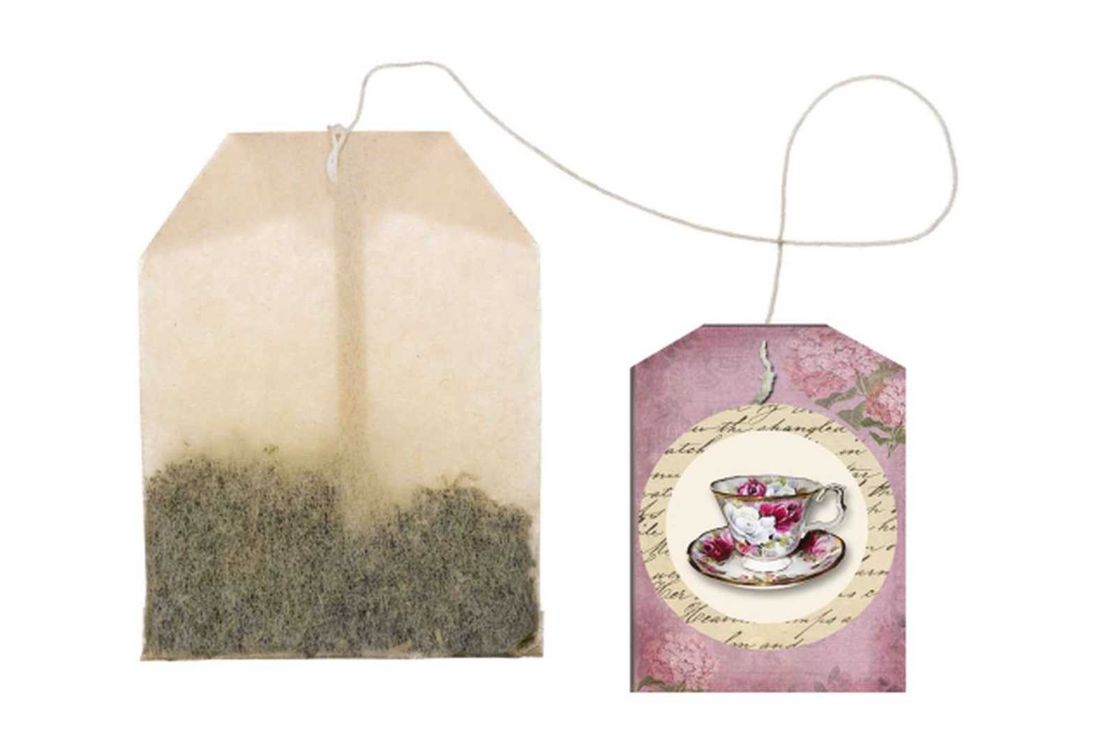 Tea Bag Tags, Vintage Party Favors, Digital Download, Printable Gift ...