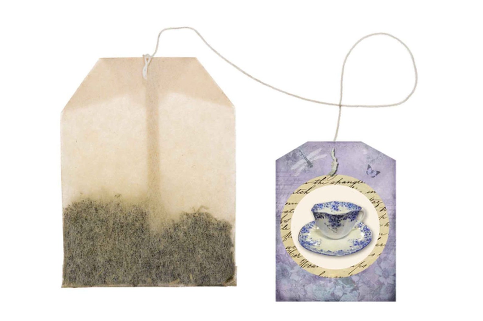 Tea Bag Tags, Vintage Party Favors, Digital Download, Printable Gift ...