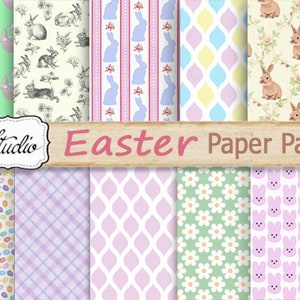 Easter Paper Pack Digital, Instant Digital Download, Custom Designed ...