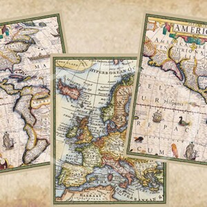 Olde Maps, Vintage Maps, Old World Maps, Digital Antique Maps ...