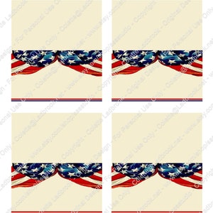 Patriotic Name Tags & Place Cards, Editable, Printable, Instant ...