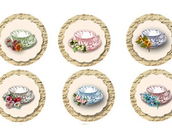 Tea Party Favor Tags Tea Party Birthday Teapot/teacup - Etsy