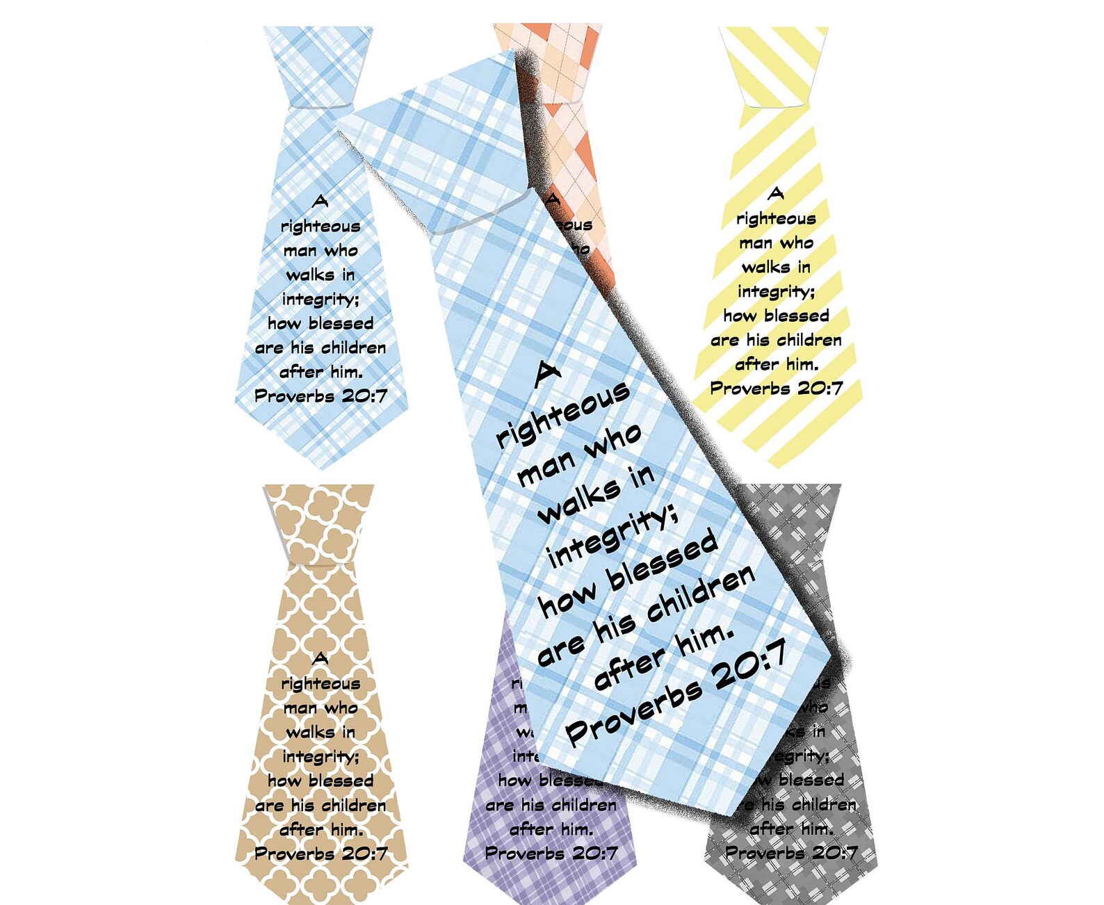 Large & Small Father's Day Gift Tags Digital Download - Etsy