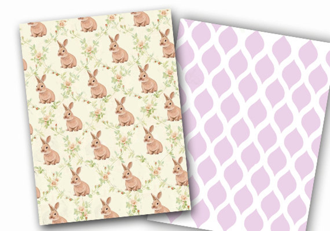 Easter Paper Pack Digital Instant Digital Download Custom | Etsy