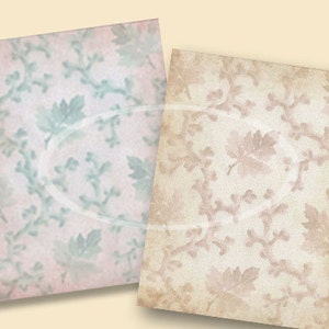 Floral Scrapbook Paper Digital, Instant Download, Shabby Chic Papers ...