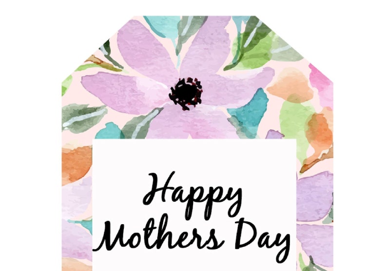 Floral Mothers Day Tags, Printable Gift Tags, Digital Tags, Instant ...