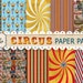 Circus Paper Digital, Instant Download, Printable Scrapbook Paper ...
