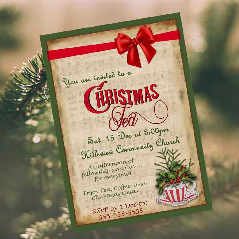 Christmas Tea Party - Etsy