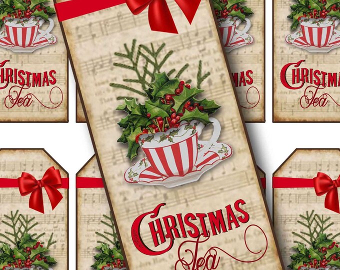 Christmas Tea Favors - Etsy