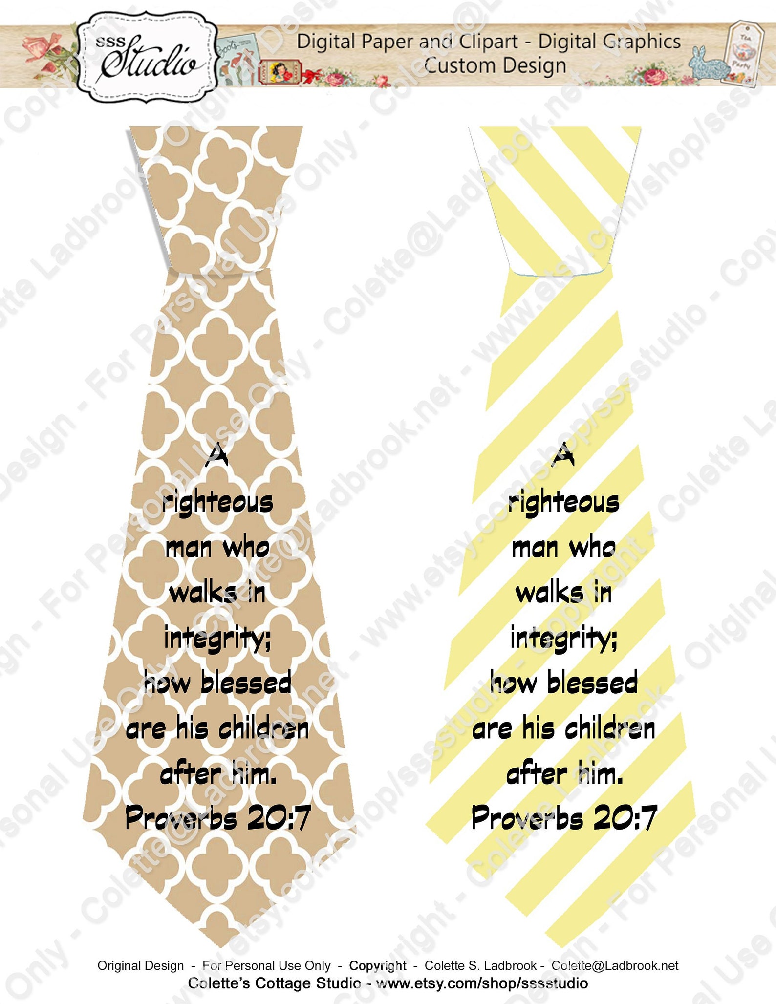 Large & Small Father's Day Gift Tags Digital Download - Etsy