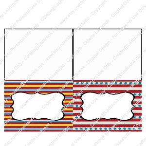 Circus Tent Cards, Printable, Editable Placecards, Carnival Signs ...