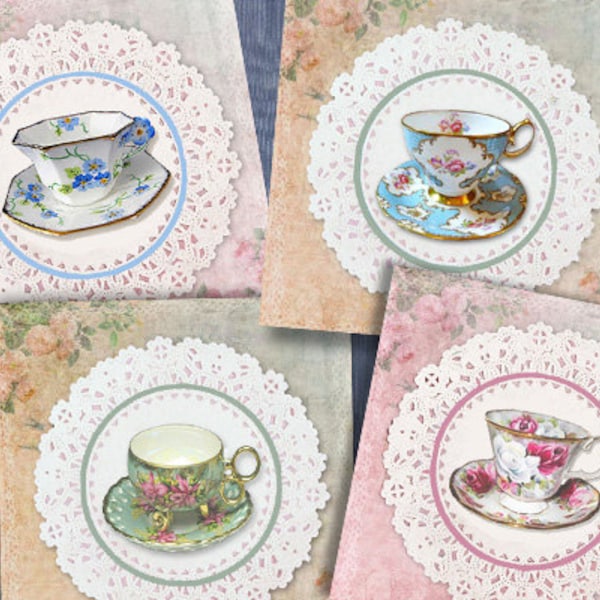 Square Tea Cup - Etsy