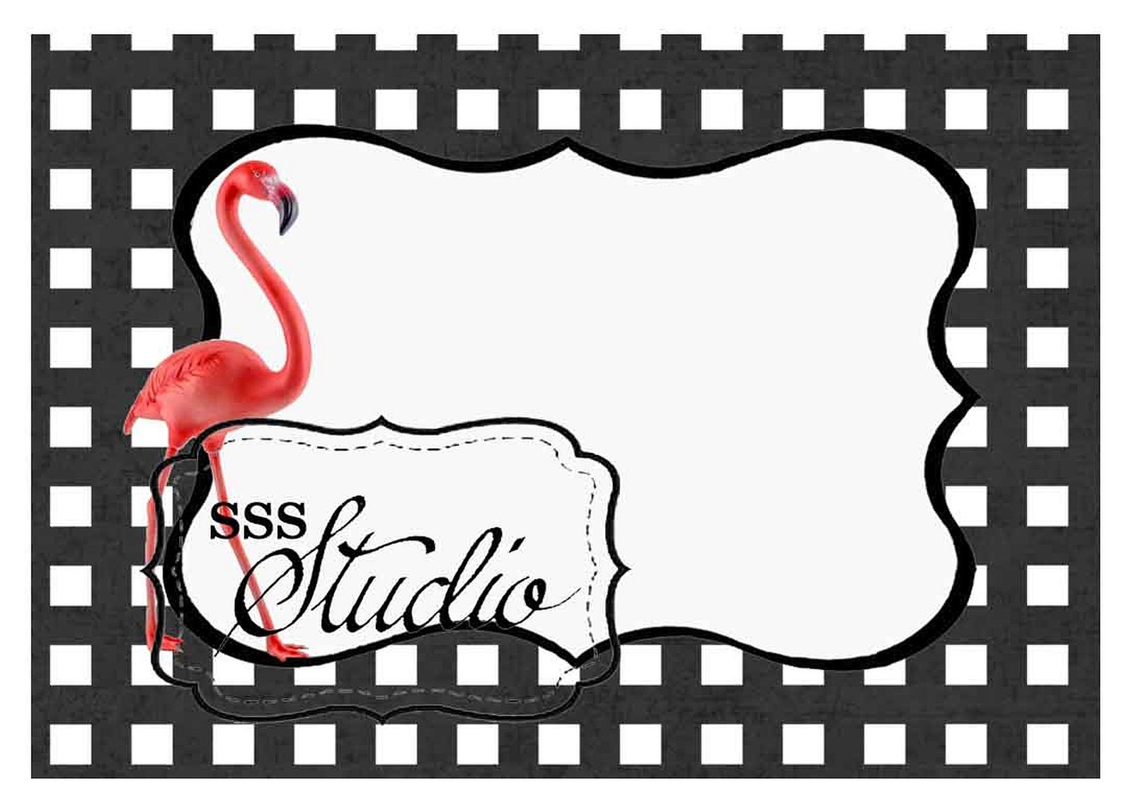 Flamingo Name Tags Digital Flamingo Labels Printable Name - Etsy