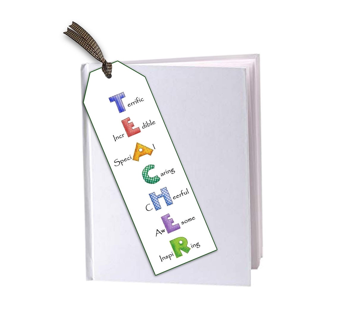 Teacher Bookmarks Teacher Appreciation Tags Printable Back - Etsy