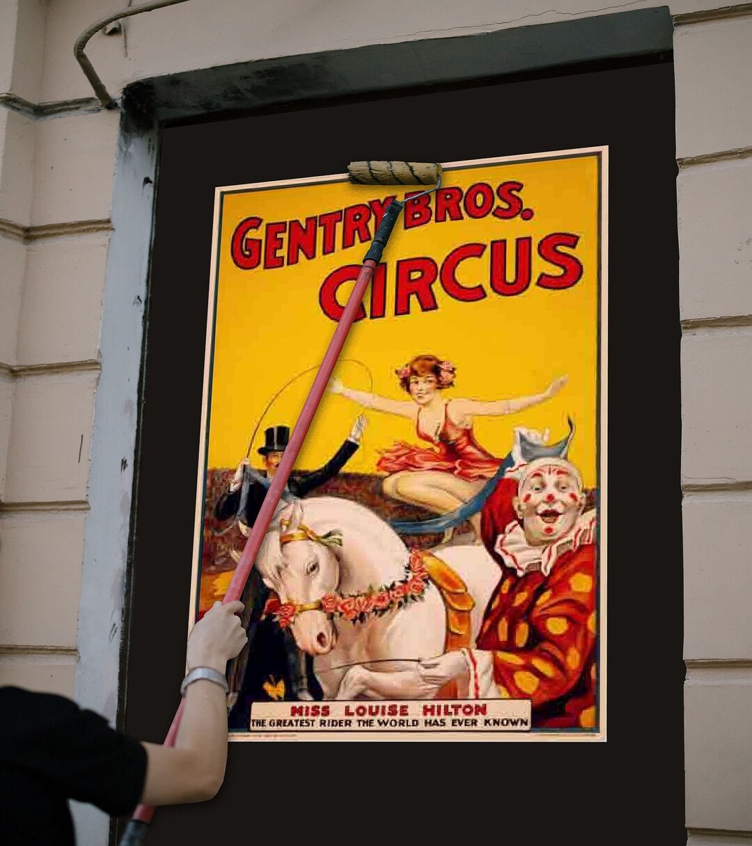 Digital Very Large Vintage Circus Poster, Poster up to 4 Ft X 6 Ft ...