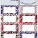 Patriotic Name Tags 4th of July Tags Patriotic Labels Instant Download ...