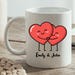 Personalized Couple Mug With Names, Romantic Heart Design Coffee Mug ...