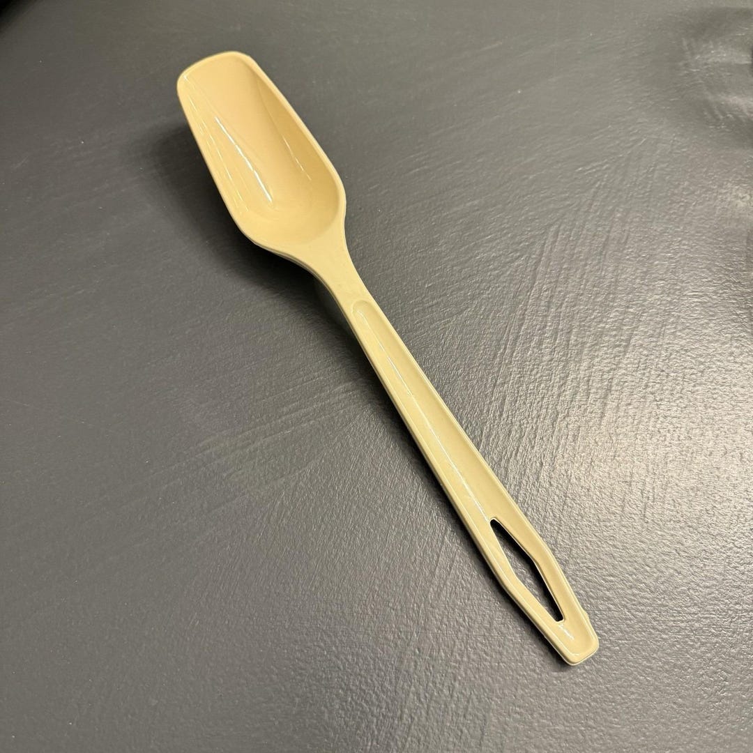 Vintage King Kraft Spoon Plastic ( Tan ) Excellent Condition - Etsy