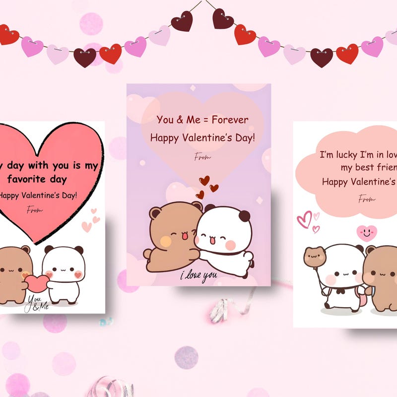 Dudu Valentines Card - Etsy UK