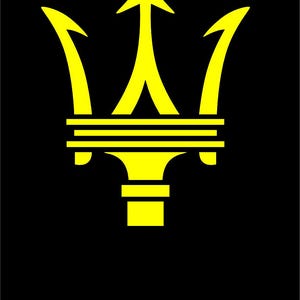 Maserati Logo Vinyl Banner - Garage, Office, Showroom Decor - Etsy