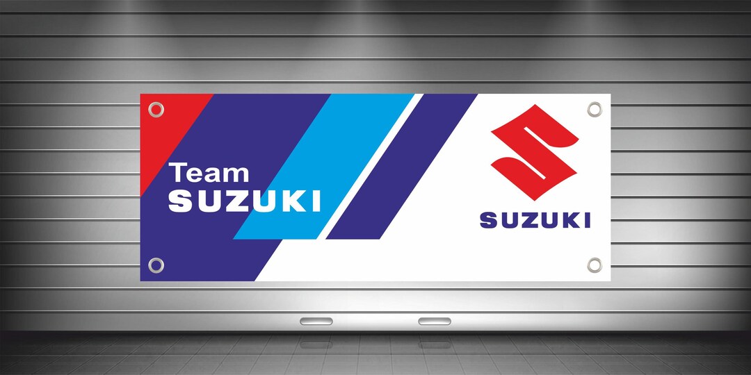 Suzuki Logo Vinyl Banner - Garage, Office, Showroom Decor - Etsy
