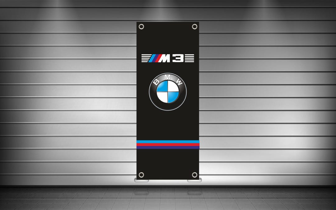 Bmw Logo Vinyl Banner - Garage, Office, Showroom Decor - Etsy