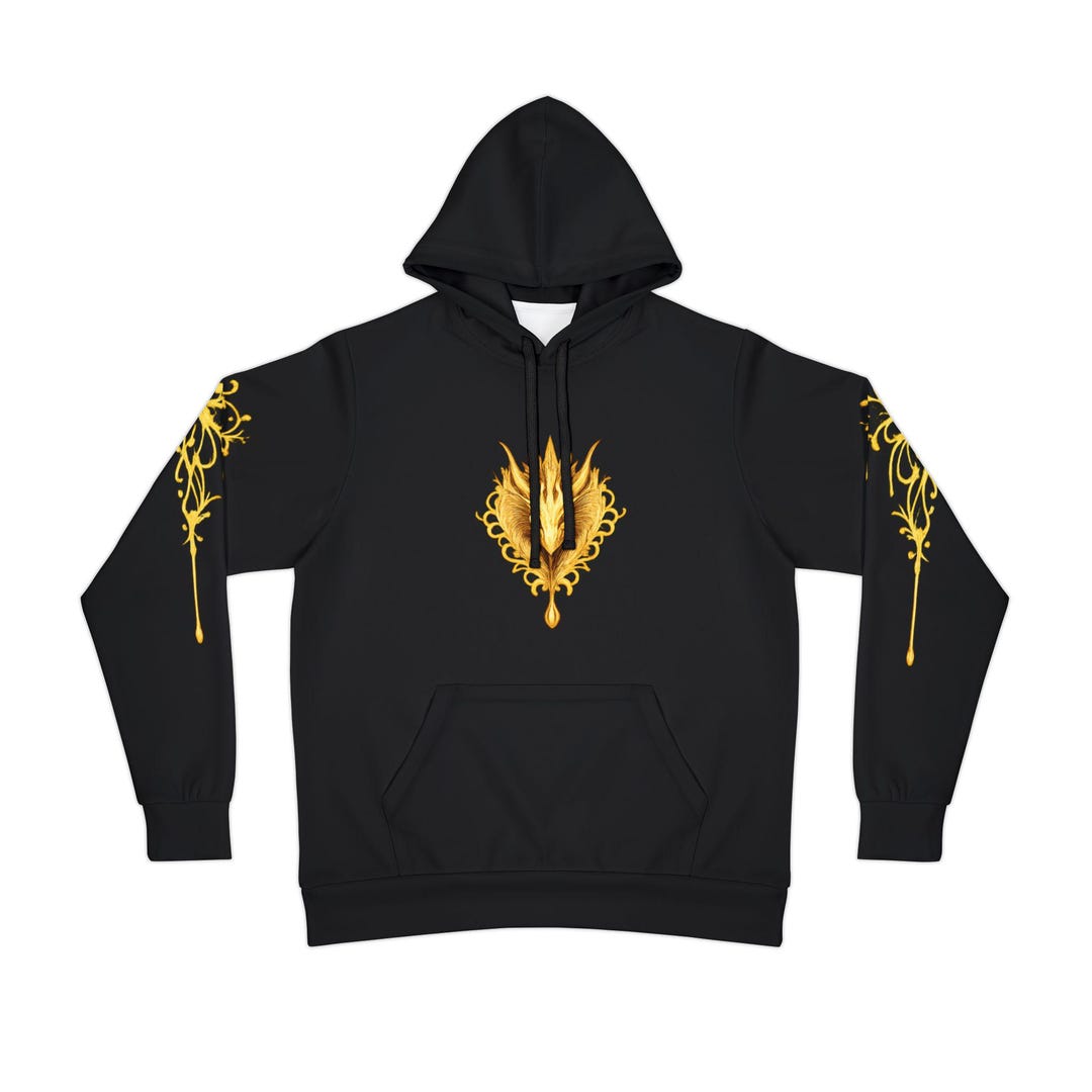 ROYAL Energy Athletic Hoodie | Bold Script, All-over Print - Etsy