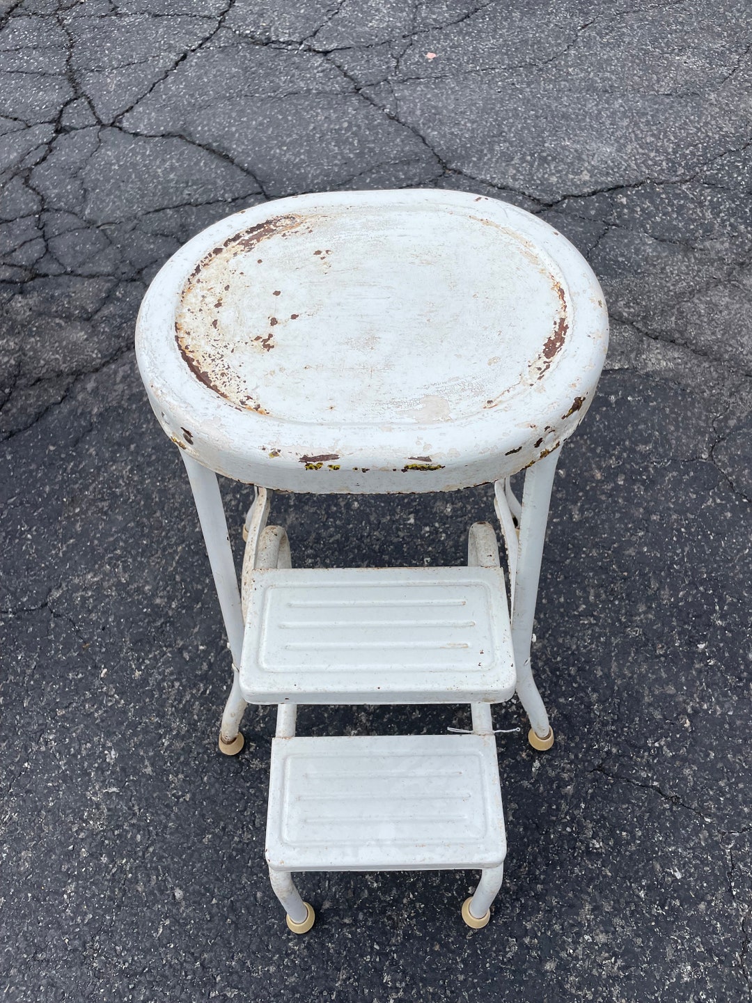 Vintage Kitchen Step Stool • Vintage Farmhouse Stool - Etsy