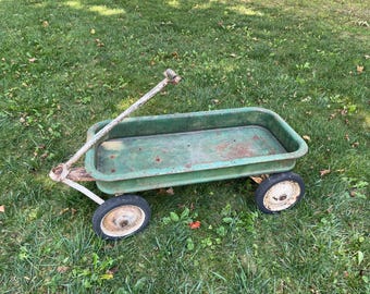 Little Red Wagon Miniature Vintage Red Toy - Etsy