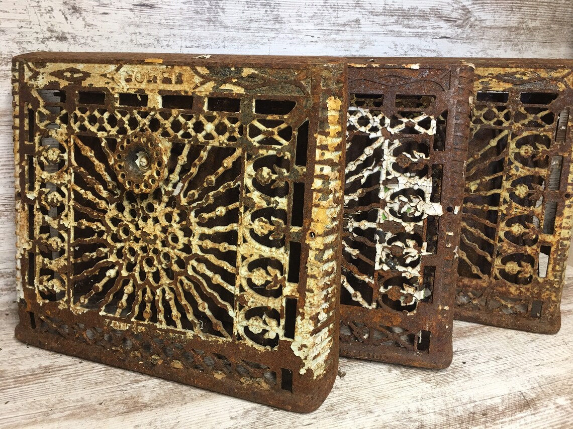 Vintage Cast Iron Register Cover Vintage Grate Vintage | Etsy
