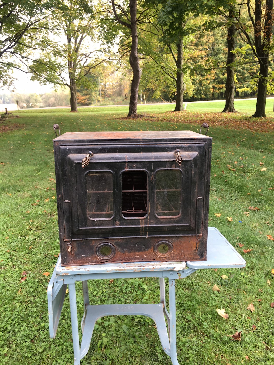 Vintage Metal Oven Primitive Oven Antique Metal Oven - Etsy
