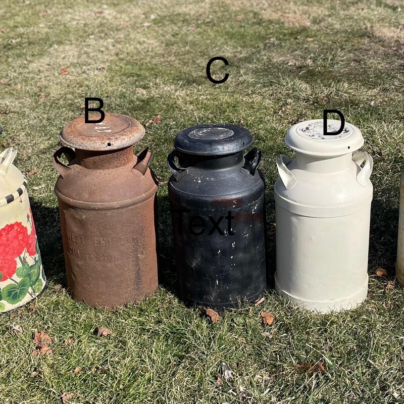 Vintage Milk Can - Etsy