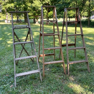 Vintage Step Ladder 5 Step - Etsy