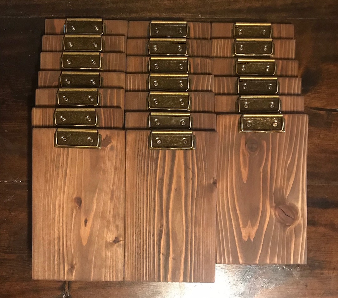 Clipboard • Gallery Display • Wood Clipboard • Menu Clipboard ...