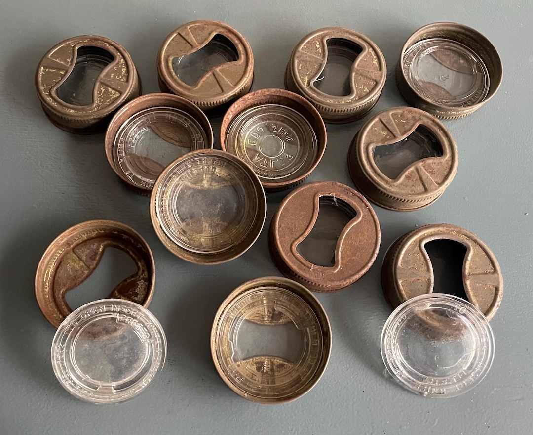 Vintage Canning Jar Lids - Etsy