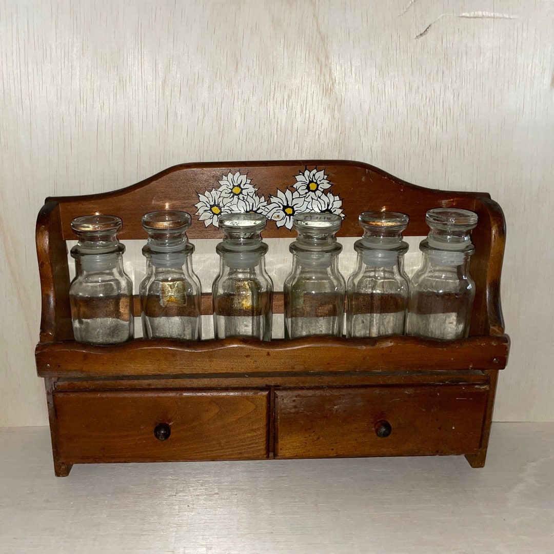 Vintage Spice Cabinet, Spice Rack, Vintage Shelf - Etsy
