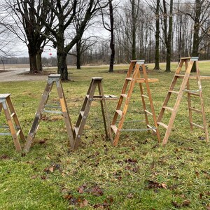 Vintage Step Ladder 5 Steps - Etsy